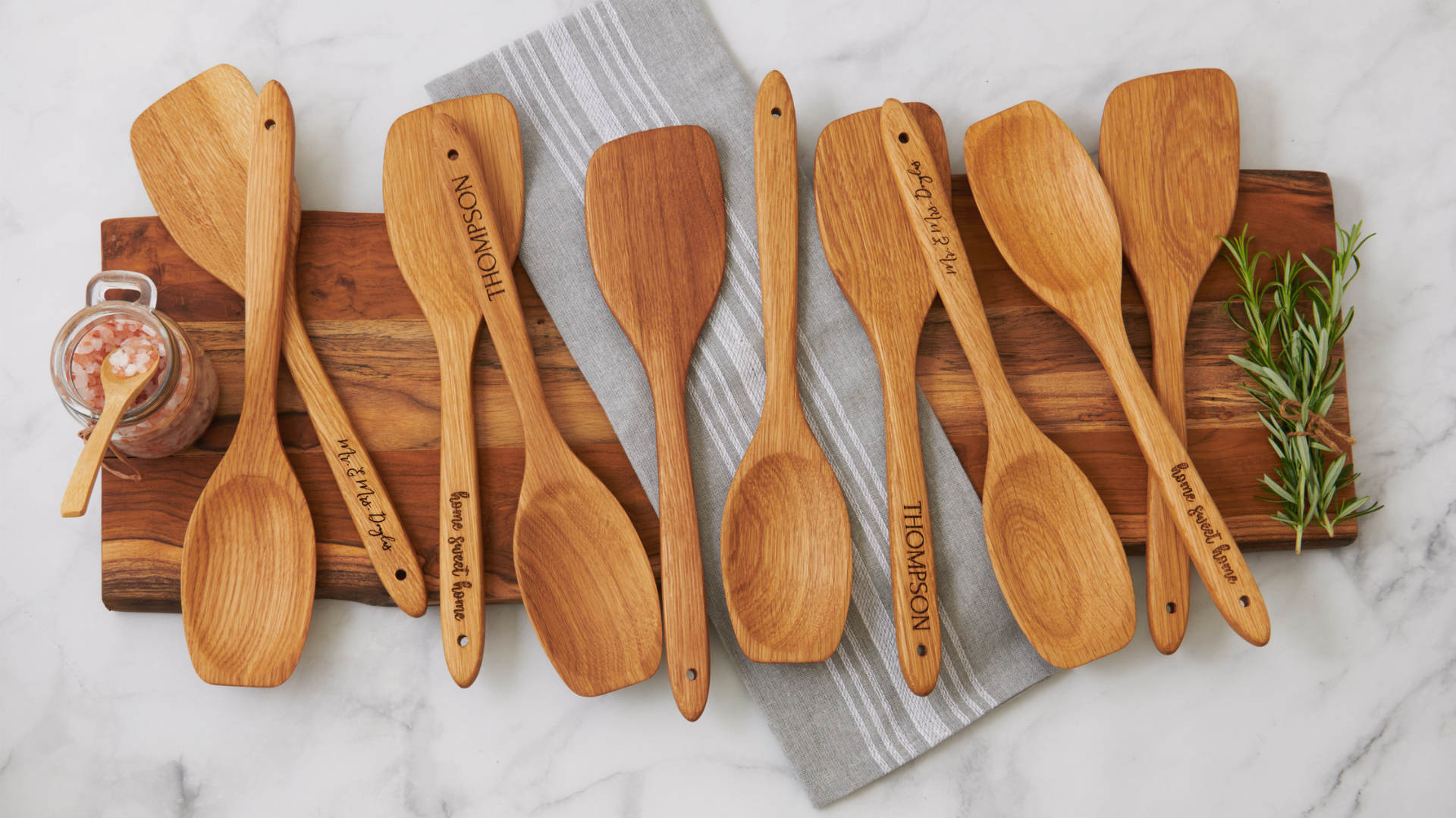 Custom Wooden Spoons with Personalized Engraving | Gifts & Favors