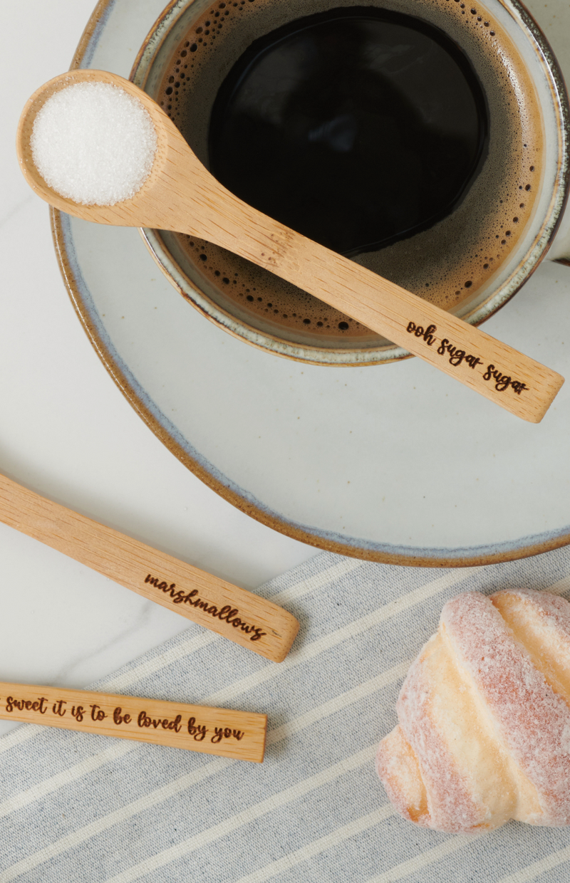 Custom Wooden Spoons with Personalized Engraving | Gifts & Favors