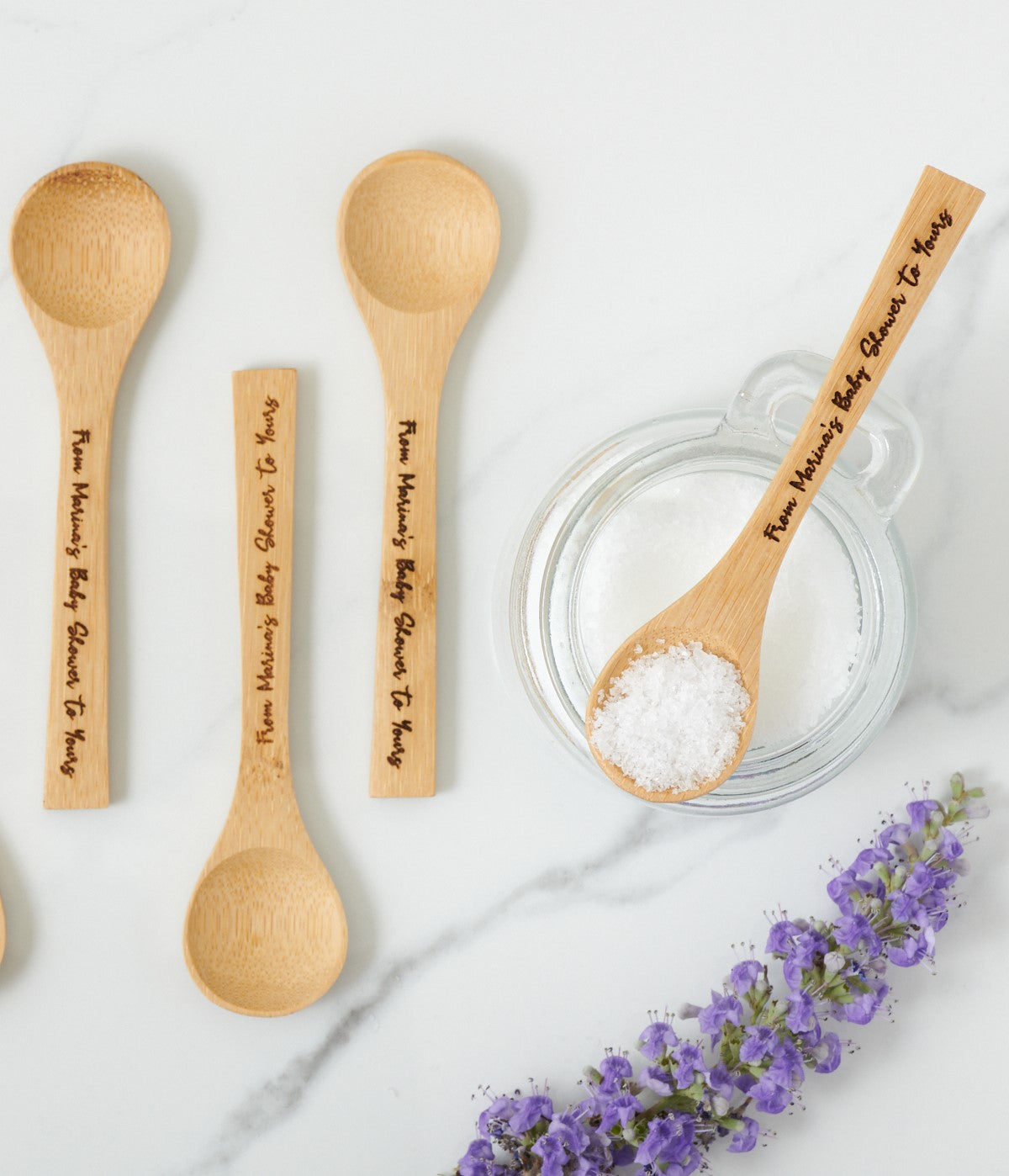 Custom Wooden Spoons with Personalized Engraving | Gifts & Favors