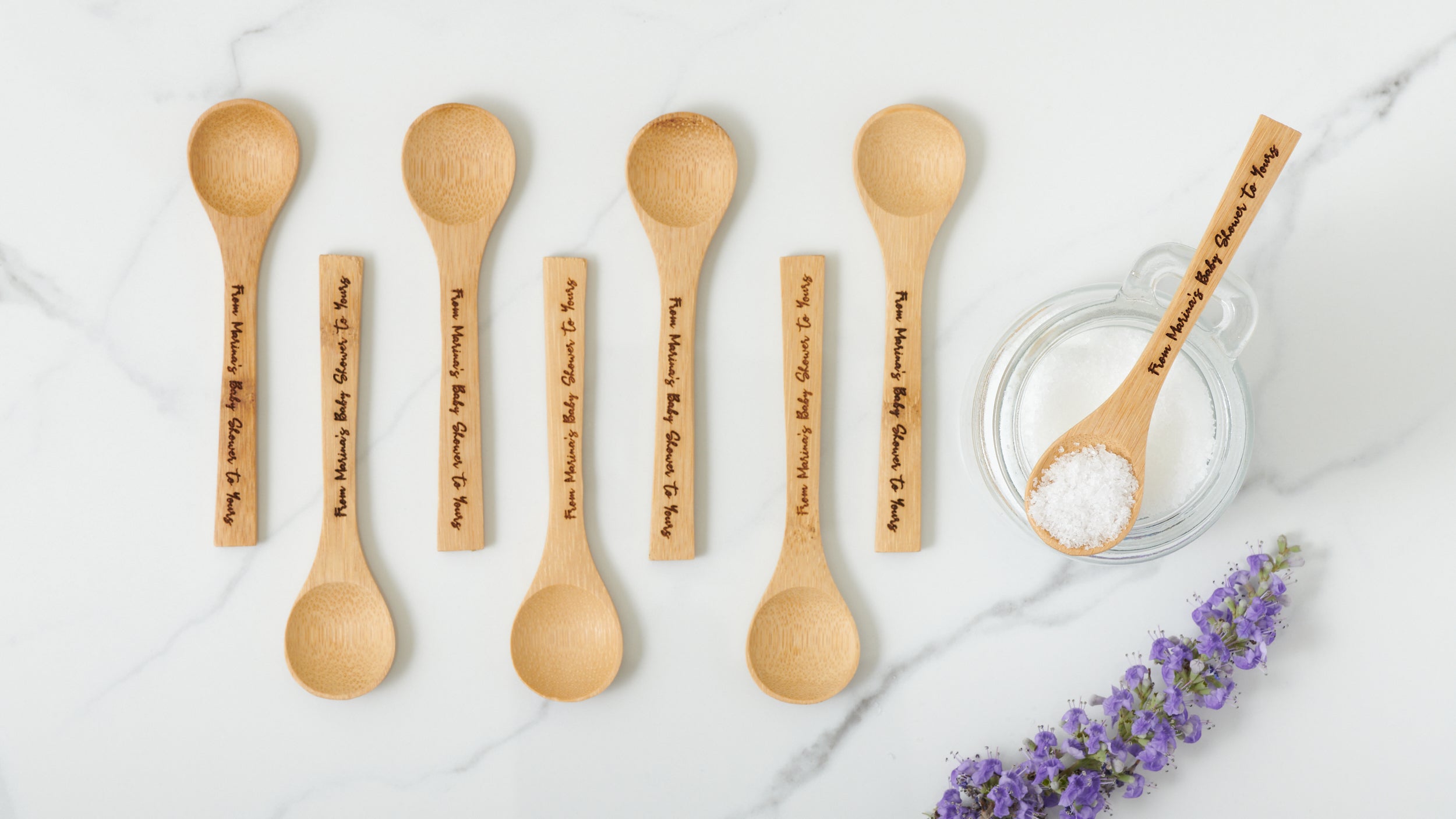 Custom Wooden Spoons with Personalized Engraving | Gifts & Favors